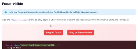 Focus Visible Doesnt Work In Firefox Even With Polyfill · Issue 3325