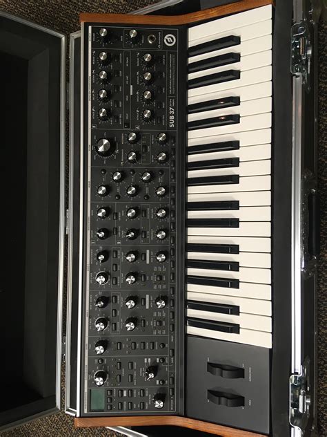 Borrowing A Moog Sub 37 From My University R Synthesizers