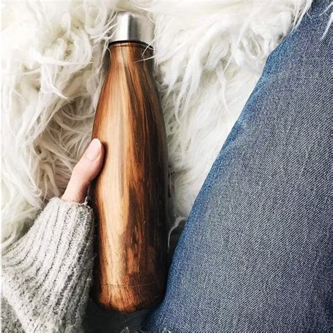 Jual Cetak Grafir Custom Kayu Termos Bowling Double Wall Botol