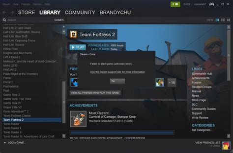 Tf2 Failed To Start Game Unknown Error Tf2