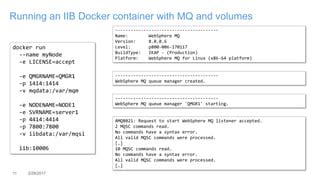 Docker And IBM Integration Bus PPT