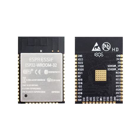 Module Esp Wroom 32 Esp32 Iot Bluetooth Wifi Transceiver Module 2 4ghz ~ 2 5ghz Surface Mount