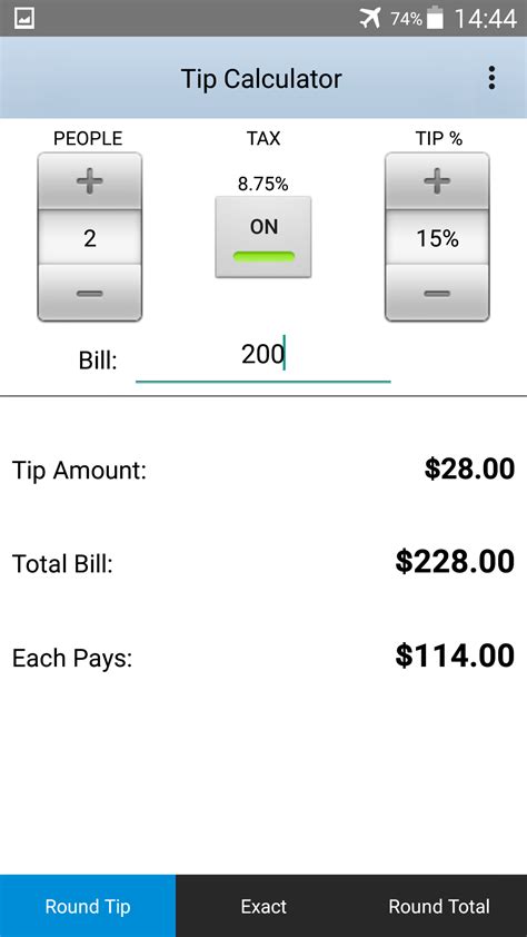 Amazon Com Tip Calculator Appstore For Android
