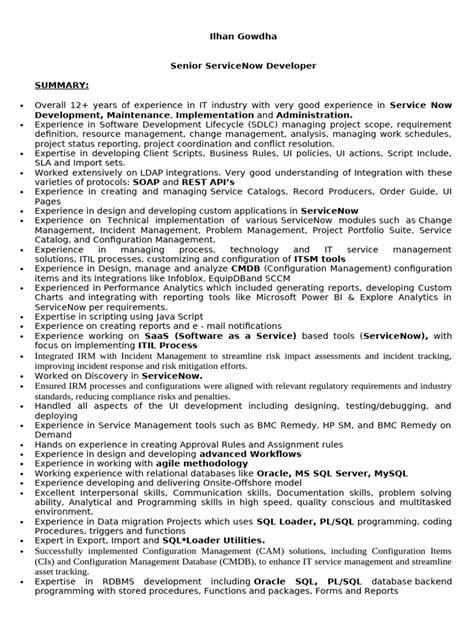 Ilhan Servicenow Developer 1 Pdf Ajax Programming World Wide Web