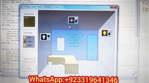 vb6 fan lights control through software programming in visual basic