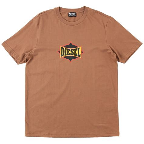 【楽天市場】 Diesel ディーゼル メンズ ロゴプリント コットン ルーズフィット 半袖tシャツ カットソー【t Just C13