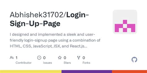 Github Abhishek31702login Sign Up Page I Designed And Implemented A