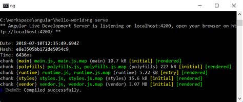 angular hello world