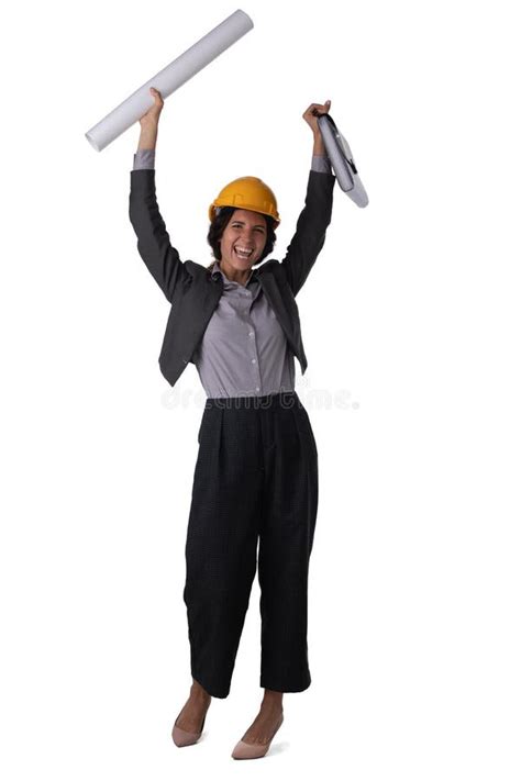 Female Engeneer Architect Stock Image Image Of Constructor 255898623