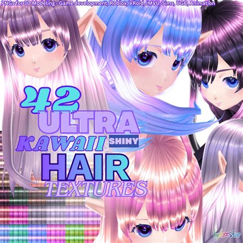 Roblox Hair Texture Etsy