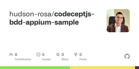 Github Hudson Rosacodeceptjs Bdd Appium Sample