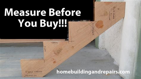 Everything You Need To Know About Pre Cut Stair Stringer Measurements