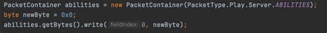 Fieldaccessexception Flags Field Of Type Byte In Play Server Abilities Cannot Be Accessed In