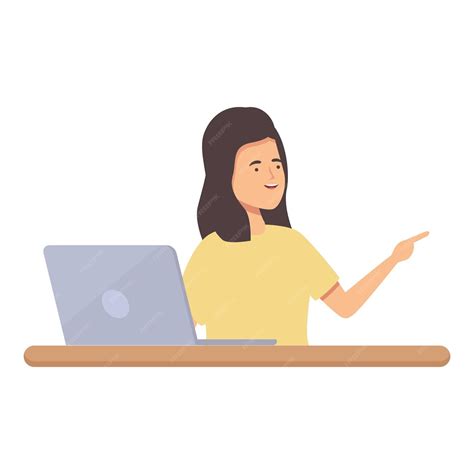Premium Vector Teach Programming Icon Cartoon Vector Computer Science