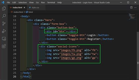 Hermoso Formulario De Inicio De Sesión Y Registro Con Html Y Css