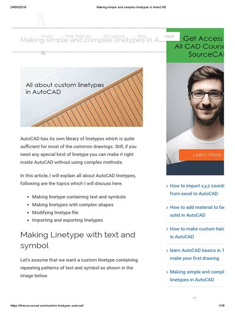 Making Simple And Complex Linetypes In Autocad Pdf Pdf Auto Cad Autodesk