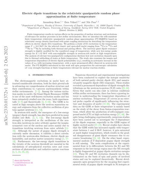 pdf electric dipole transitions in the relativistic quasiparticle