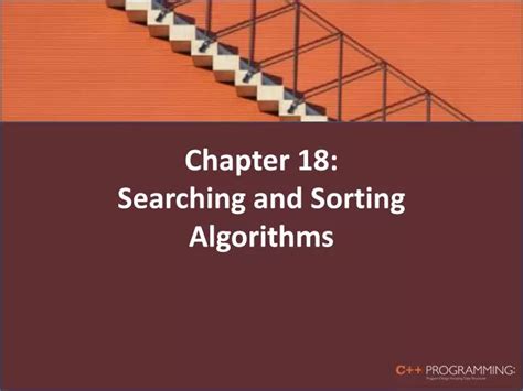 Ppt Chapter 18 Searching And Sorting Algorithms Powerpoint