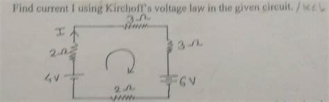 find current 1 using kirchoff s voltage law in the given eircuit ike
