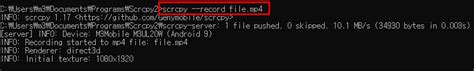 How To Record Using Android Scrcpy