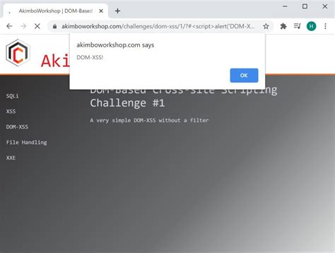 Finding Dom Based Xss Akimbo Core