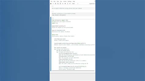 live object detection using yolov8 machinelearning programming artificialintelligence python