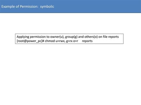 File Permission In Linux Pptx Operating Systems Computer Software