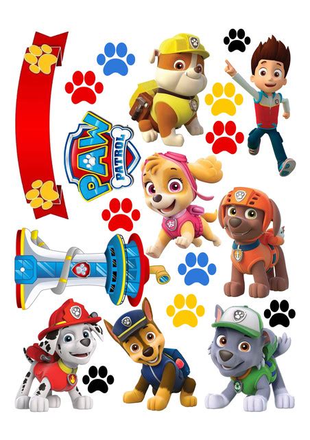 Съедобная картинка щенячий патруль на торт