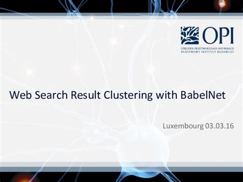 Pdf Improving Web Search Result Clustering With Babelnet