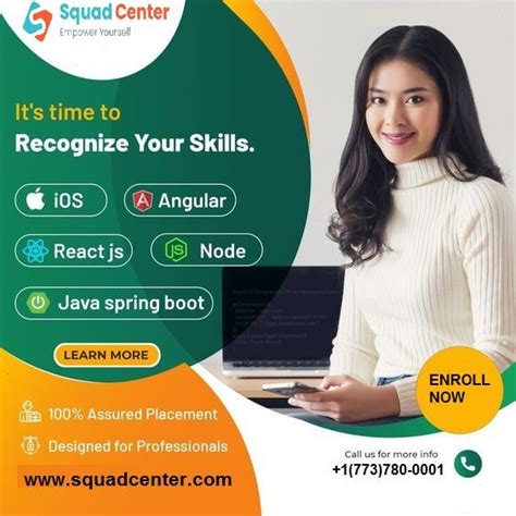 Skills Webdevelopmentcourse Javaspringbootcourse Angularcourse Squad Center