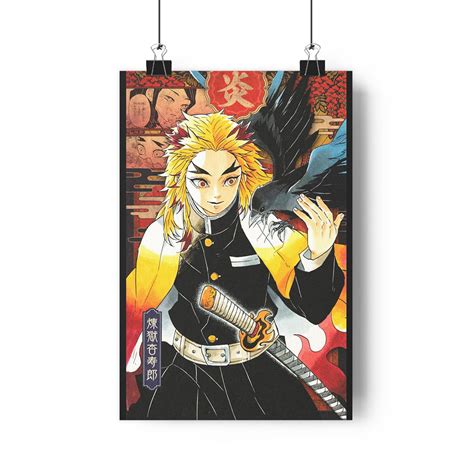 Poster Kimetsu No Yaiba Kyojuro Rengoku Rirume