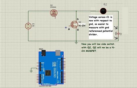 Measure Battery Voltage 4v Using Optocoupler And Read Voltage Value Use