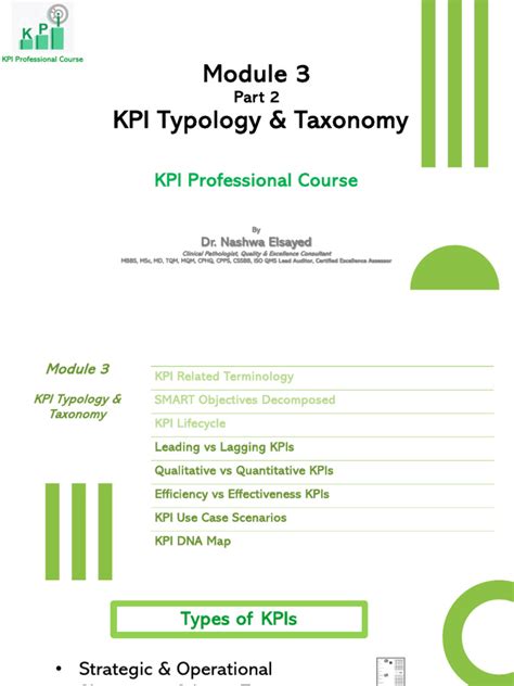 Understanding Kpi Typology And Taxonomy Pdf Performance Indicator Goal