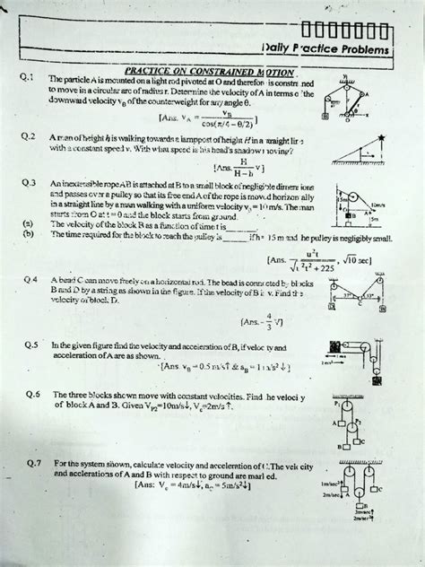 constrained motion assignment download free pdf motion physics