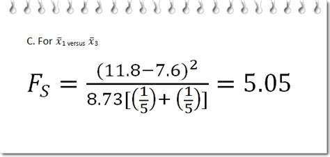 STRAIGHT STATISTICS The SCHEFFE TEST