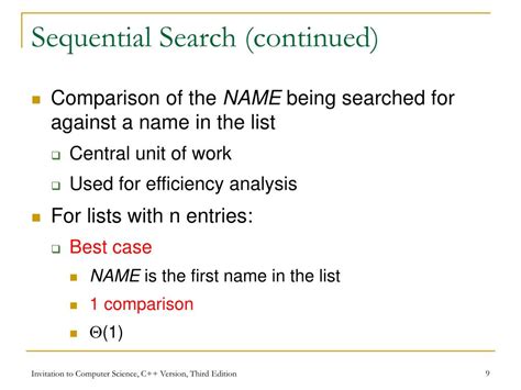 ppt chapter 3 the efficiency of algorithms powerpoint presentation