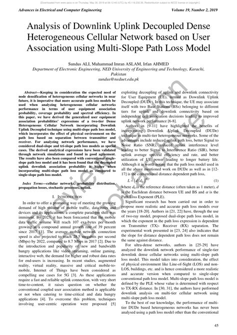 Pdf Analysis Of Downlink Uplink Decoupled Dense Heterogeneous Cellular Network Based On User