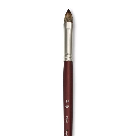 Royal And Langnickel Sabletek Brush Filbert Short Handle Size 14