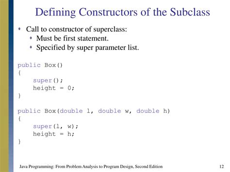 Ppt Chapter 10 Inheritance And Polymorphism Powerpoint Presentation Id626857