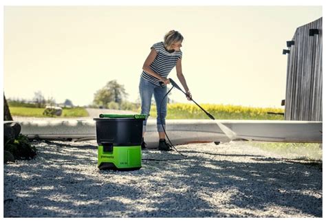Мойка высокого давления Greenworks GDC60, 60v, 70 бар, без АКБ и ЗУ ...