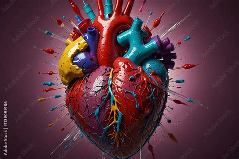 Heart Anatomy For Science Scientific Structure Of Human Heart Human