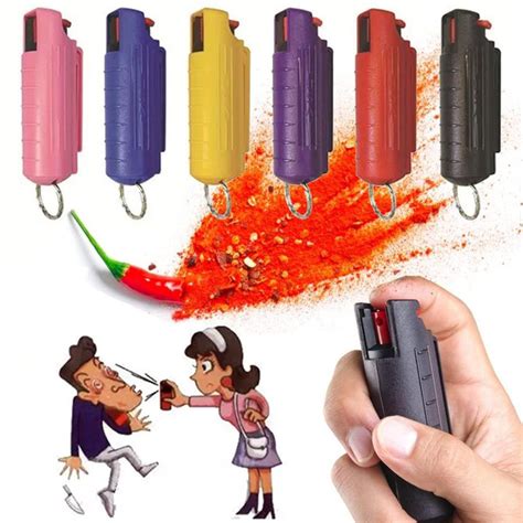 Jjyy 1pc2pcs 20ml Pepper Spray Plastic Empty Bottle Portable Reusable
