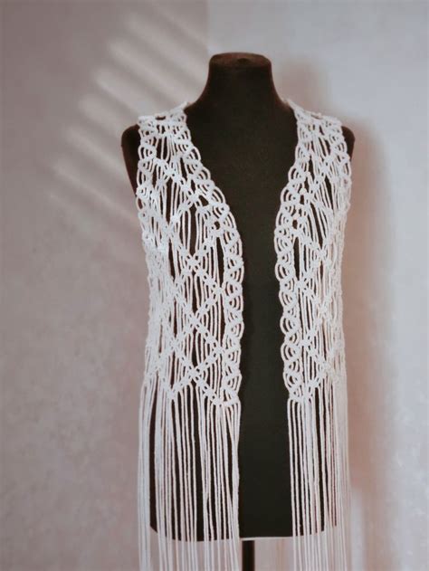 macrame Одежда для пляжа Макраме Вязание бесплатно