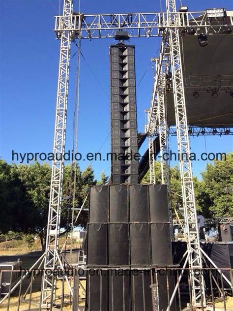 vt4887 dual 8 inch three way line array speaker three line array