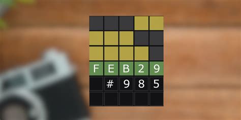 Todays Wordle Answer And Hints For February 29 2024 Puzzle 985