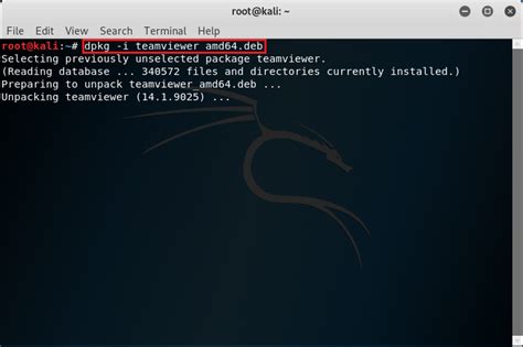 information technology kali linux installare teamviewer da terminale