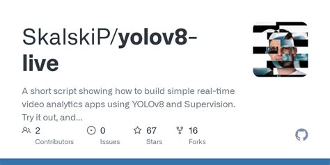 GitHub SkalskiP Yolov Live A Short Script Showing How To Build Simple Real Time Video