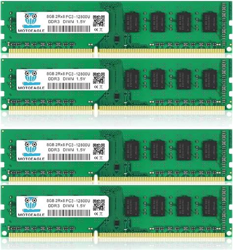 【ddr3 Ram】 Gigastone 32gb Kit 4x8gb Ddr3 Ddr3l 1600mhz 1333mhz Pc3 12800 Pc3 10600 Cl11 1