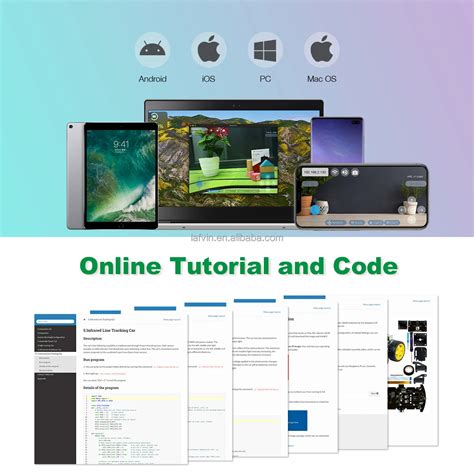 Lafvin 4wd Smart Robot Car Kit For Raspberry Pi Diy Fun