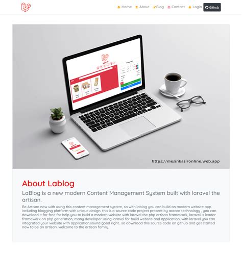 GitHub Mesinkasir Lablog A Laravel CMS Blog With Sqlite Db Free